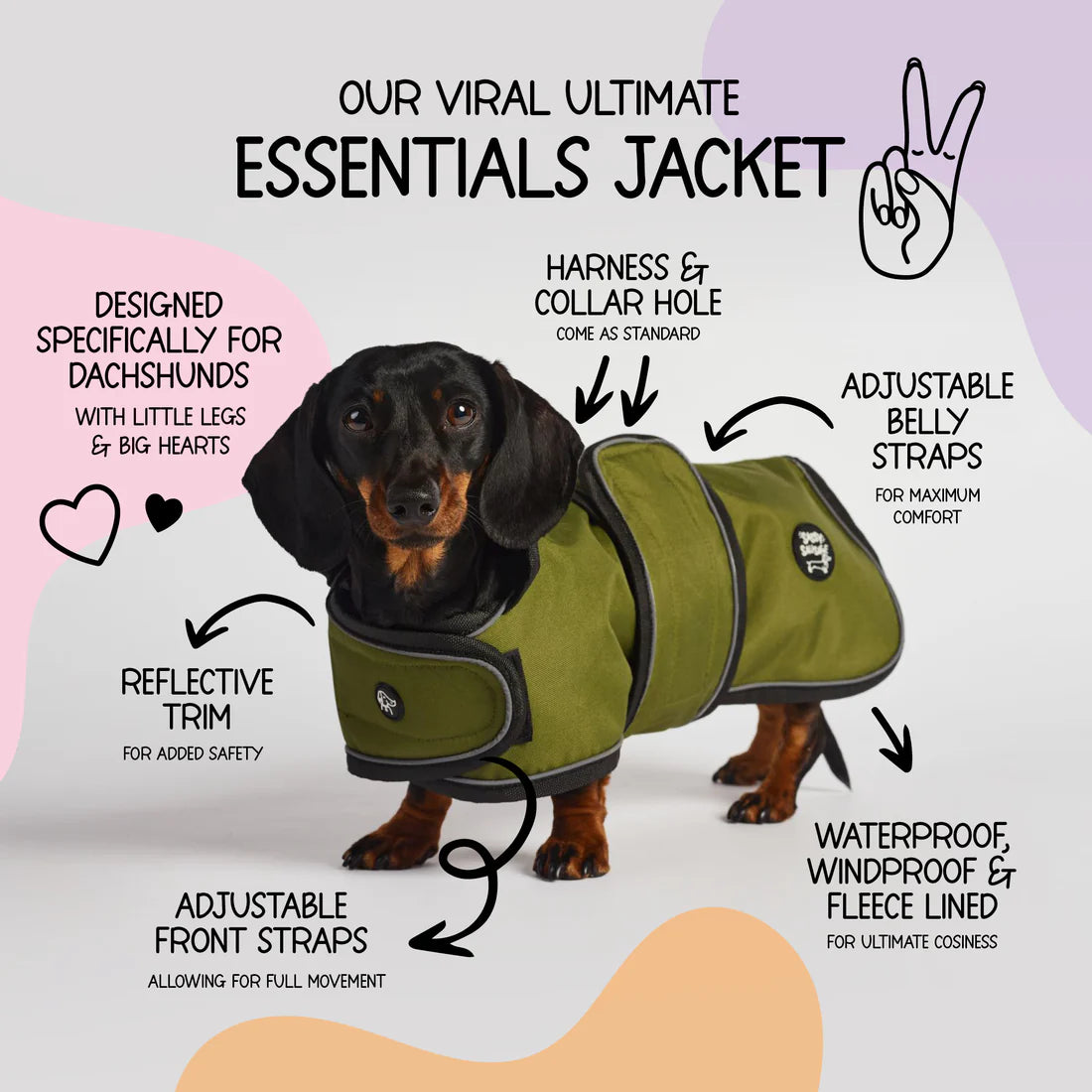 Sassy Sausage Essentials Jacket – Oh My Dog