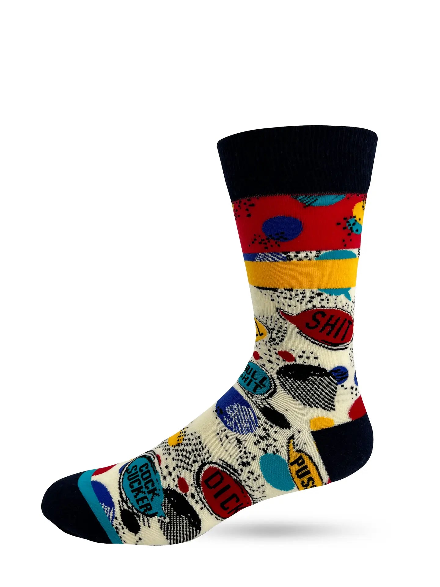 Swearing Always Helps Men's Novelty Crew Socks – Oh My Dog